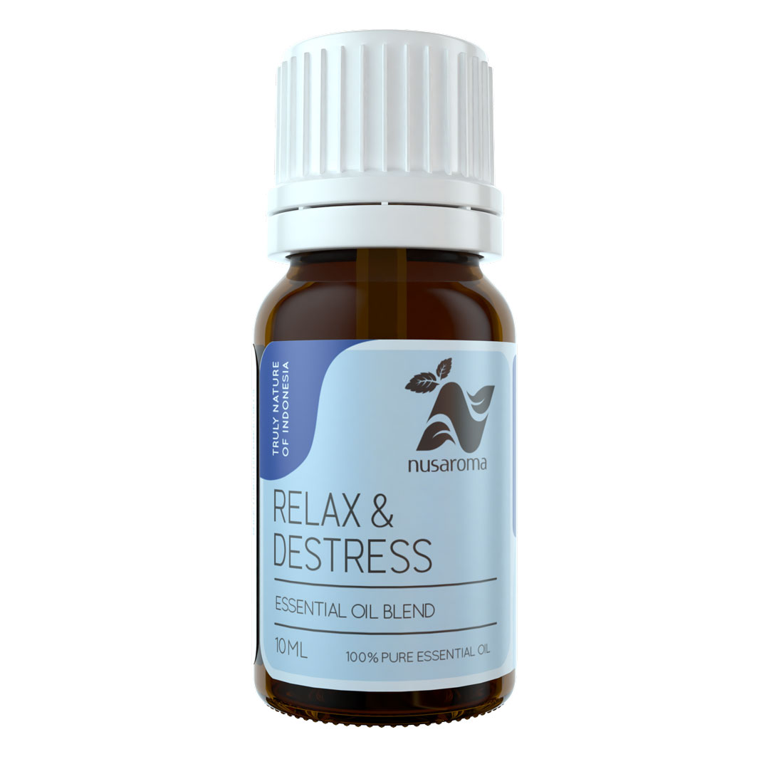 Relax & Destress Essential Oil Blend - Nusaroma